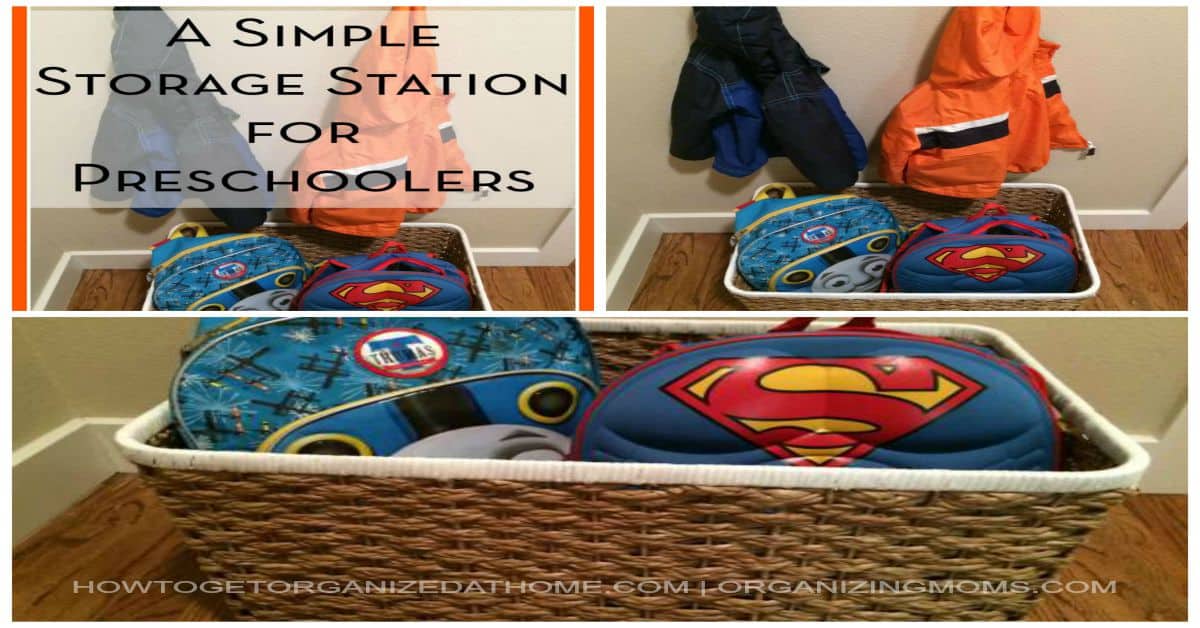 Storage For Preschoolers - How To Get Organized At Home