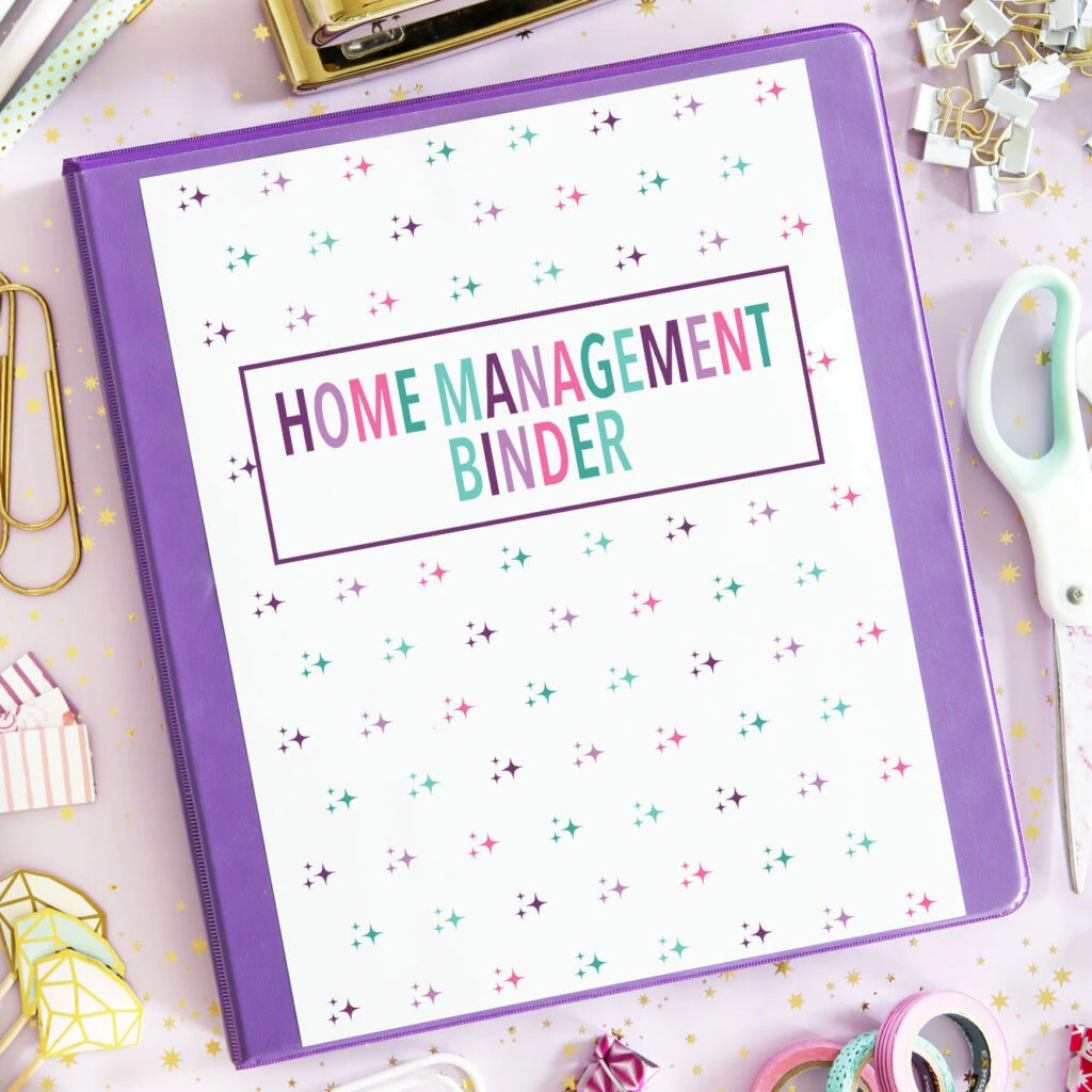 Cute Home Management Binder Printables