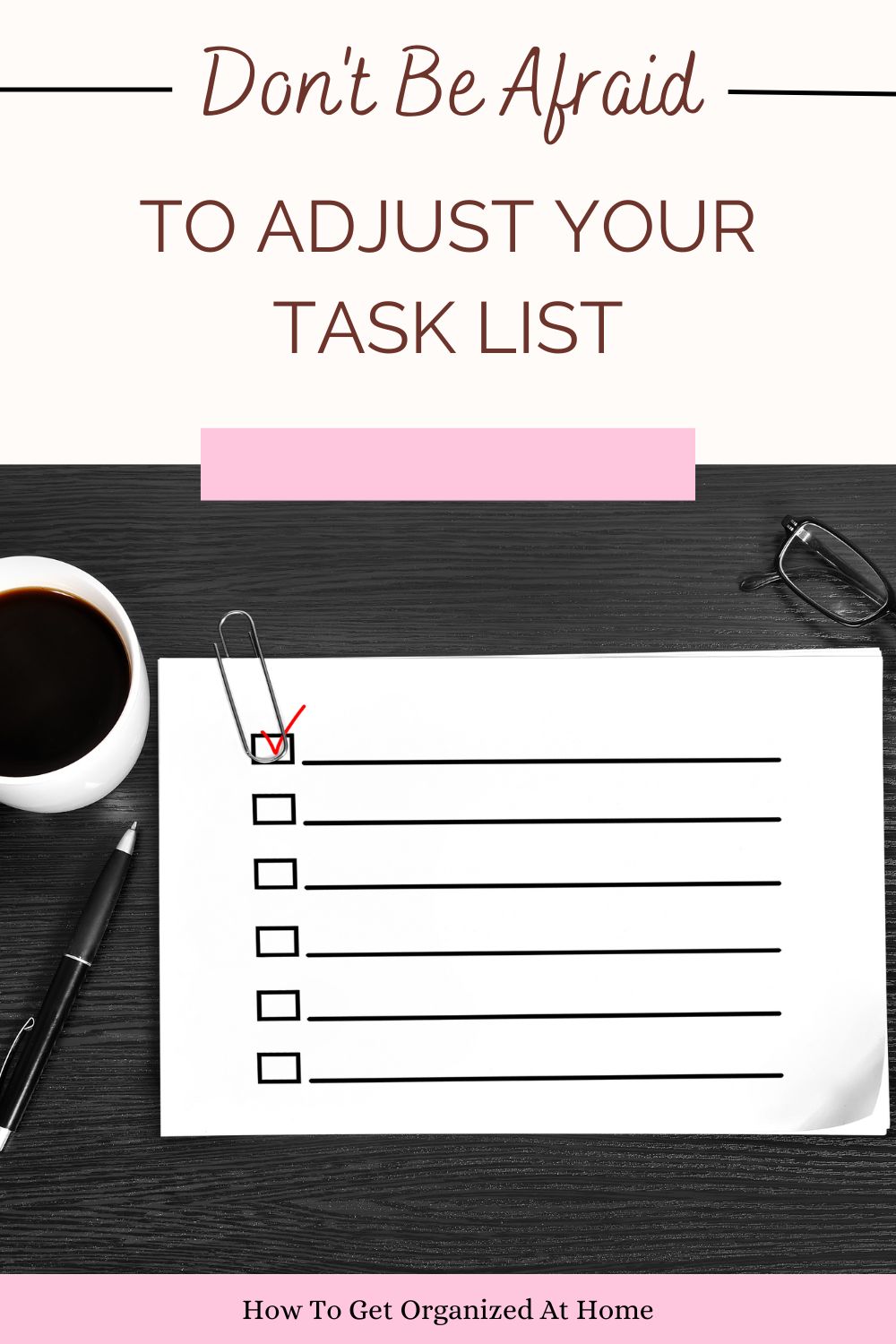 Create A Simple Home Management Checklist